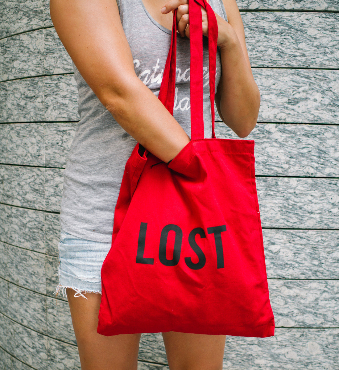 LOST RED TOTE BAG – LOST
